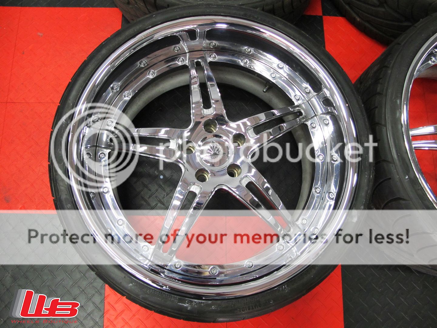 FS: FERRARI 360 F430 20" AUTO COUTURE CHROME WHEELS 8.5F, 11R NITTO ...