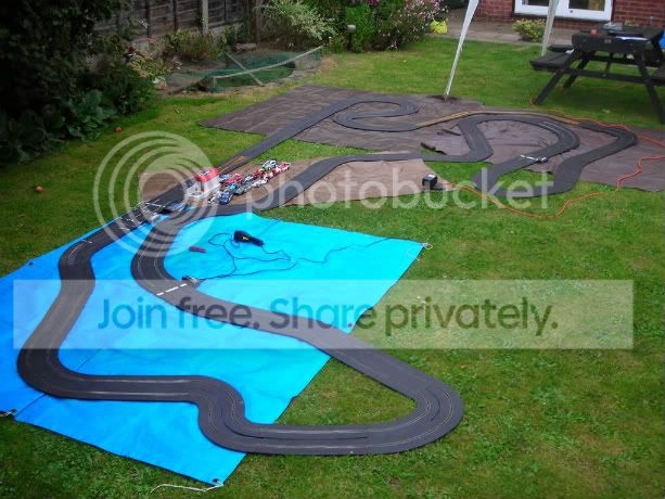 Building a temporary track outside | SlotForum