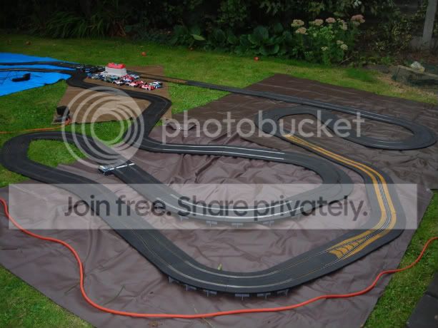 Building a temporary track outside | SlotForum